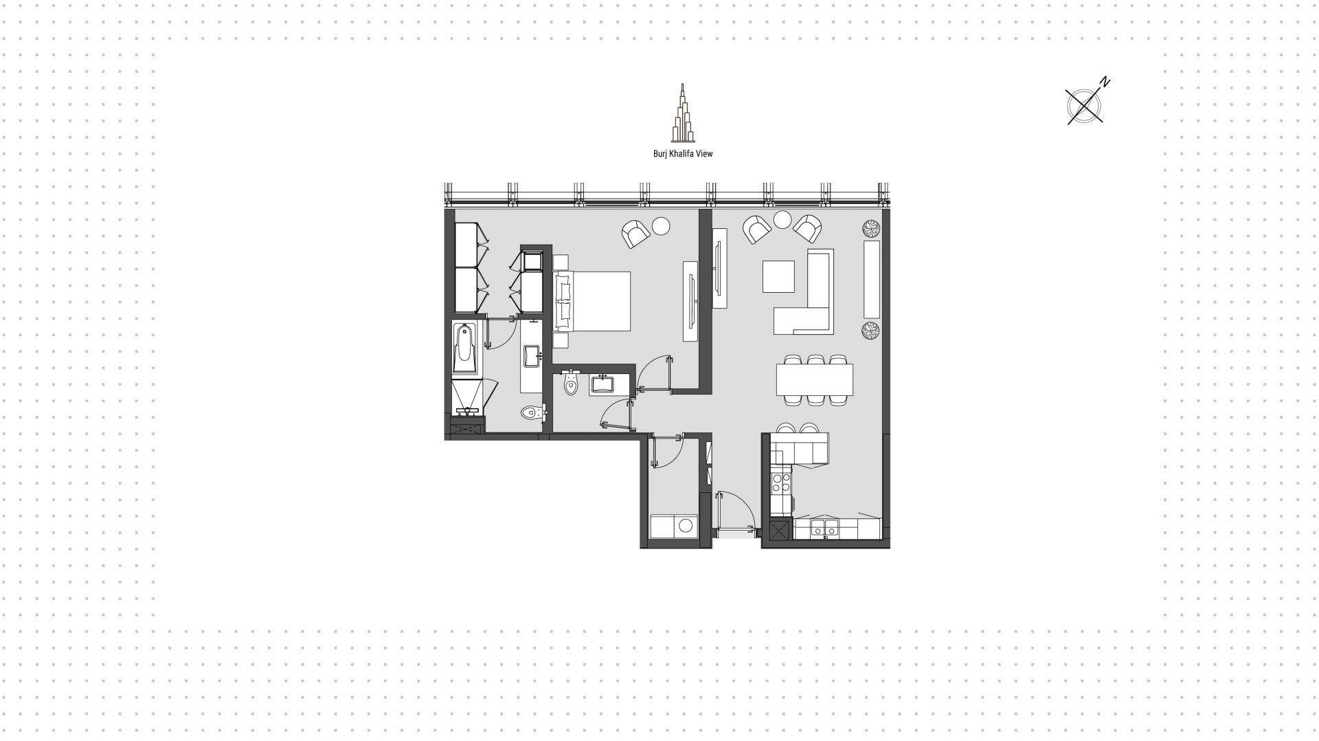 Residence 110 (Резиденс 110) — 19-этажная жилая башня в районе Business ...