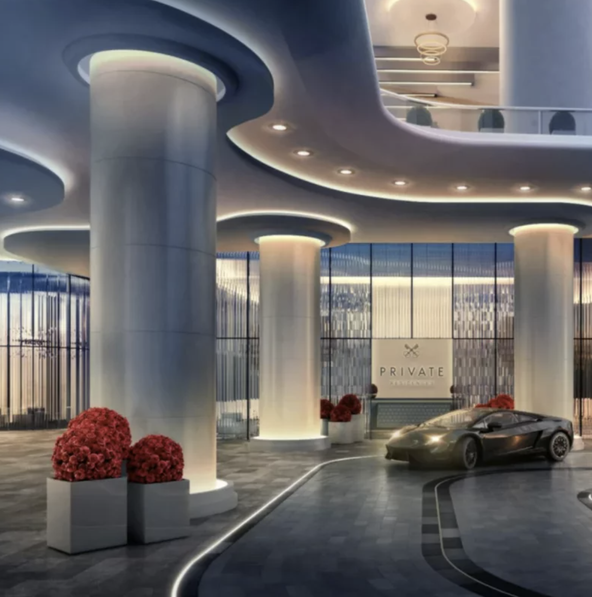 Residence 110 (Резиденс 110) — 19-этажная жилая башня в районе Business ...